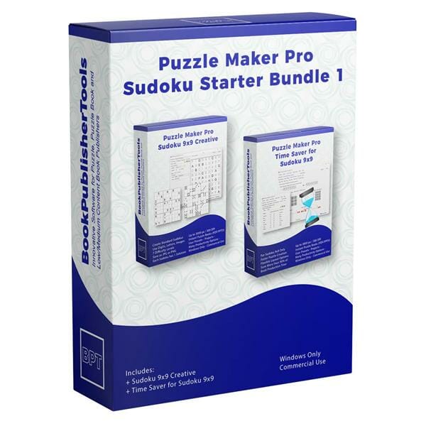 Puzzle Maker Pro - Sudoku Variations Bundle 2 - BookPublisherTools Puzzle Maker Pro - Sudoku Variations Bundle 2 - BookPublisherTools