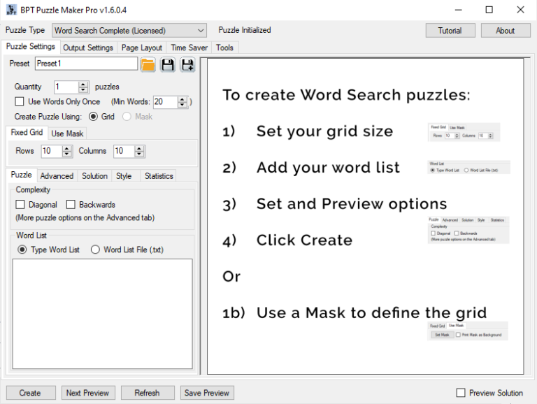 Puzzle Maker Pro - Standard Word Search Bundle 1 | BookPublisherTools