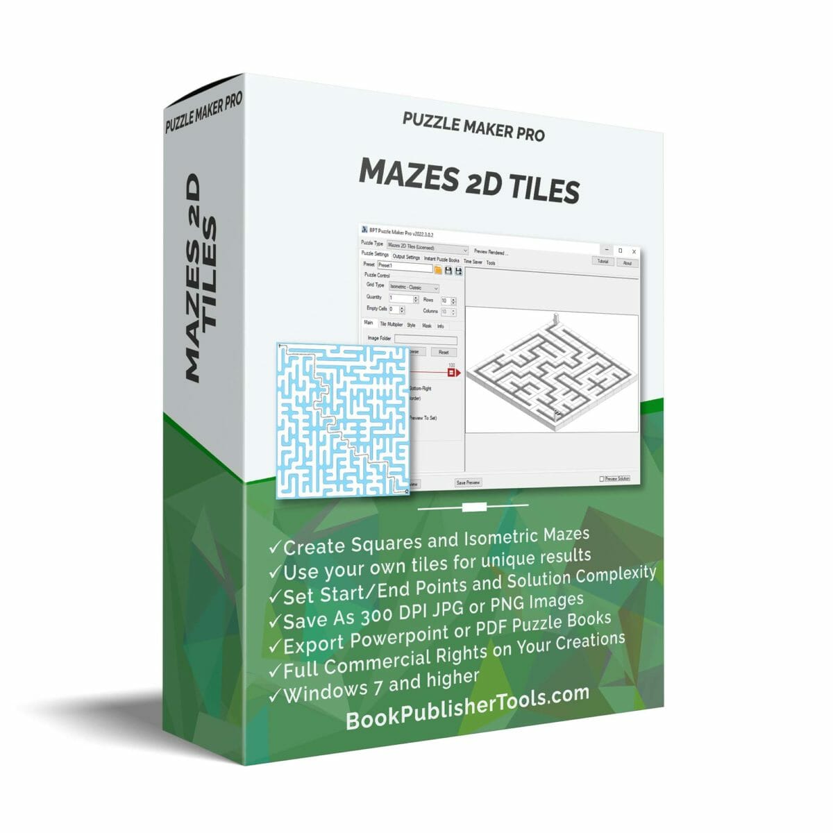 Puzzle Maker Pro - Mazes 2D Tiles - BookPublisherTools