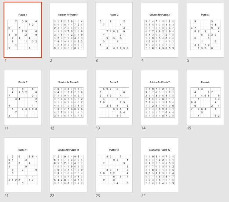 Puzzle Maker Pro - Sudoku 9x9 Creative | BookPublisherTools
