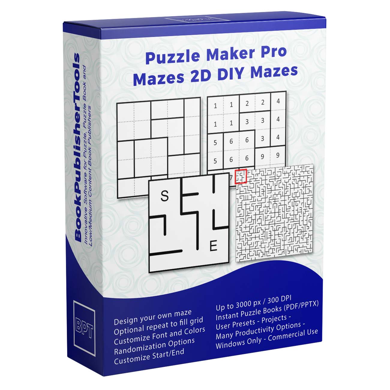 Puzzle Maker Pro - Mazes 2D DIY Mazes - BookPublisherTools