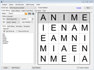 Puzzle Maker Pro - Word Squares | BookPublisherTools
