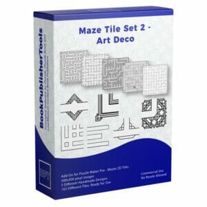 Maze Tile Set 2 – Art Deco – BookPublisherTools