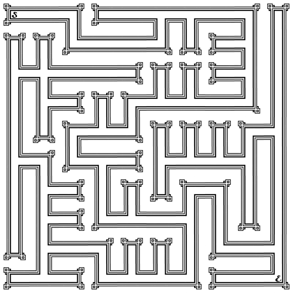 Maze Tile Set 2 - Art Deco | BookPublisherTools
