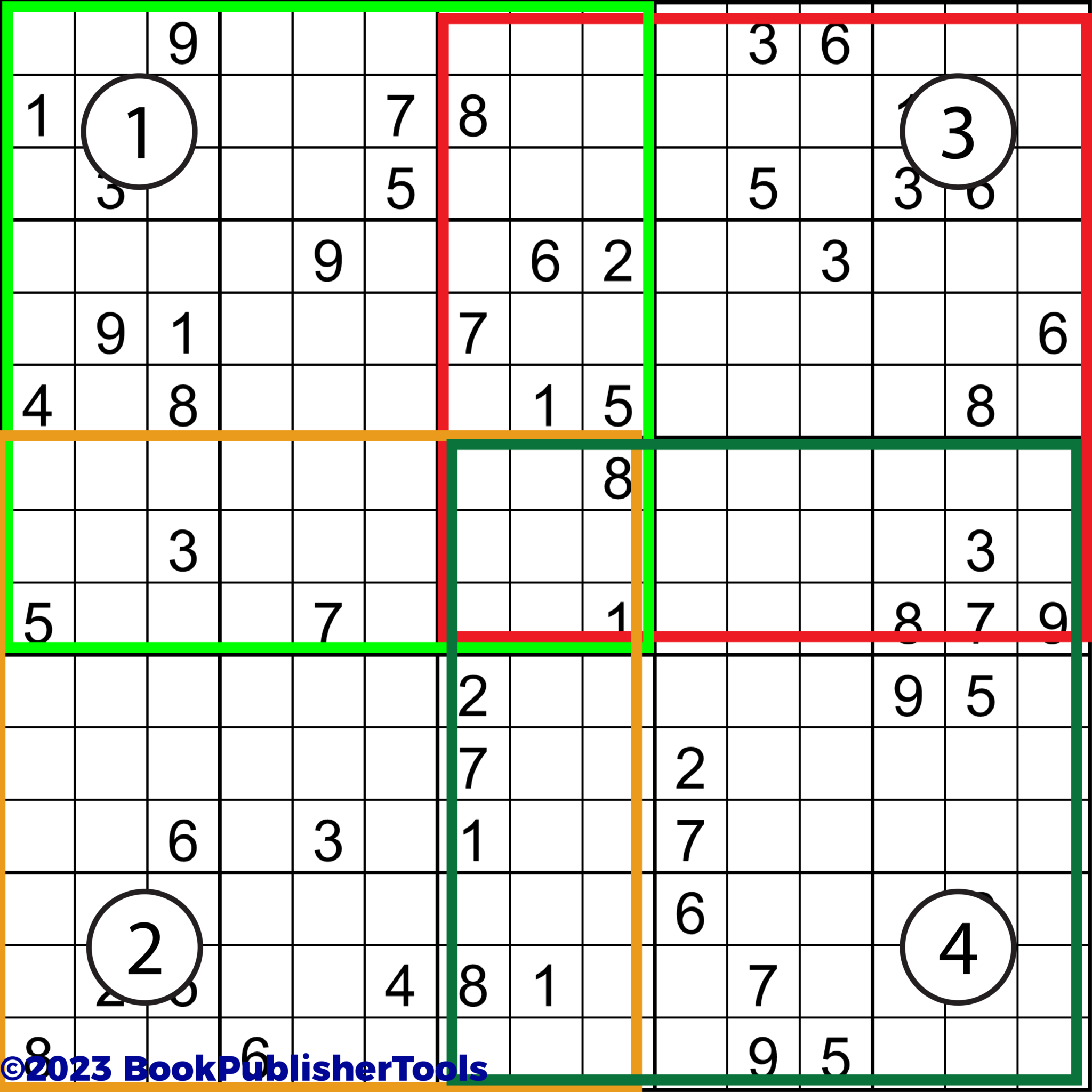 Puzzle Maker Pro - Sudoku Multidokus 3 | BookPublisherTools