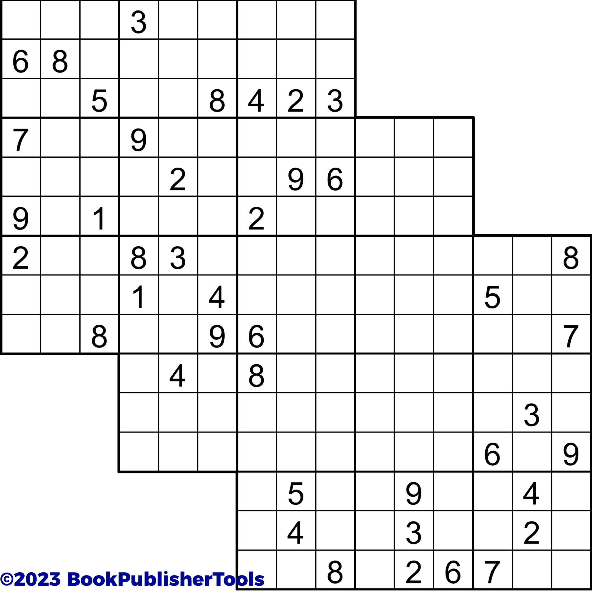 Puzzle Maker Pro - Sudoku Multidokus 3 | BookPublisherTools
