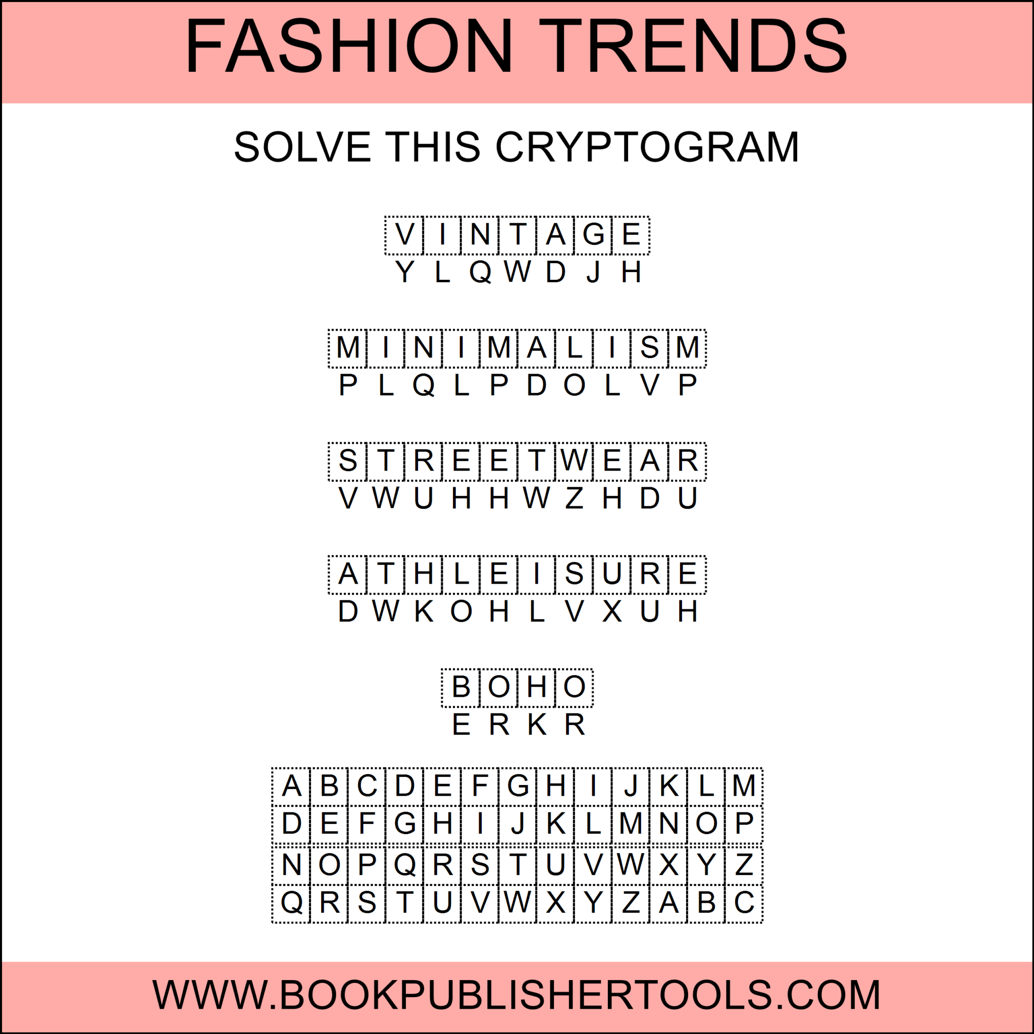 Puzzle Maker Pro - Easy Cryptograms | BookPublisherTools