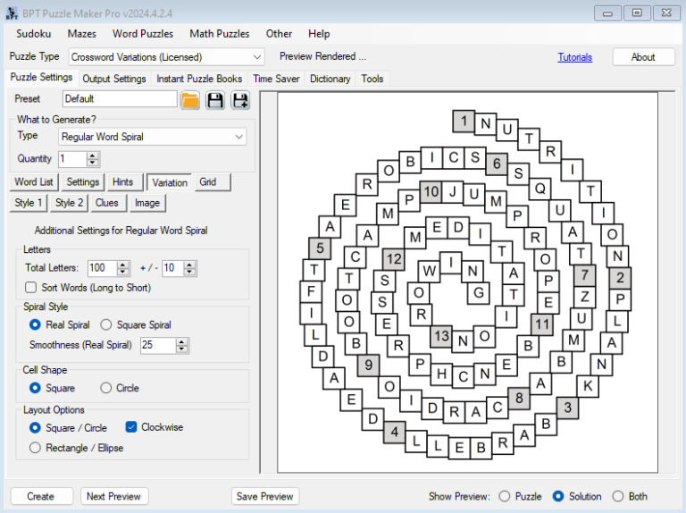 Puzzle Maker Pro - Word Spiral Bundle | BookPublisherTools