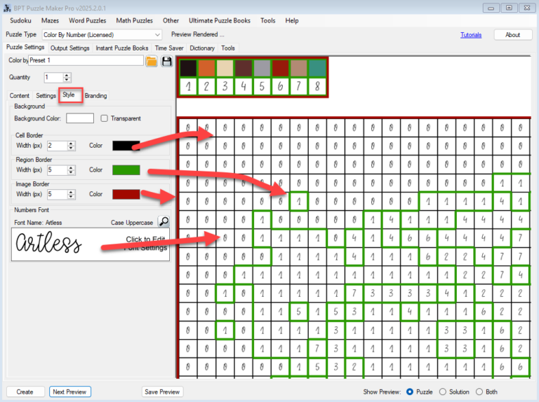 Getting Started with Puzzle Maker Pro - Color By Number
