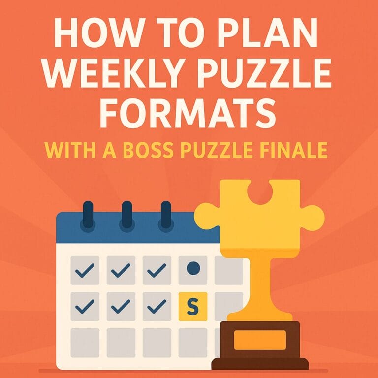 Puzzle of the Week: How to Use Boss Formats in Weekly Content