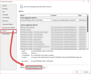 How to Enable Macros and Install Add-In's in Powerpoint